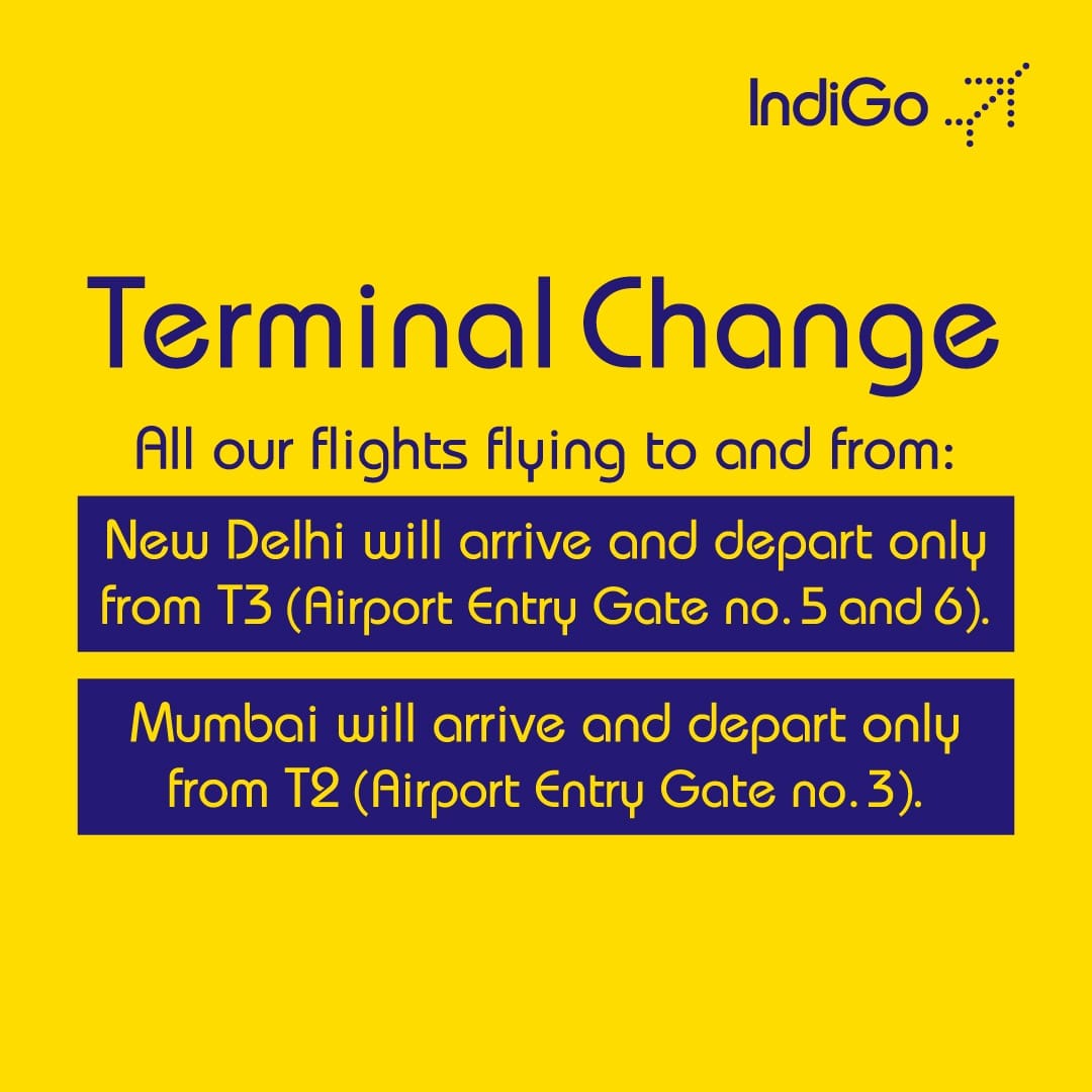 Terminal Information- Indigo